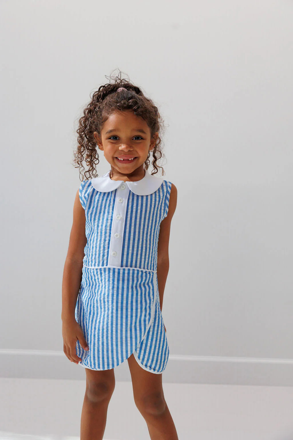 courtside kids - girls seersucker stripe court dress - Sweet E's ...