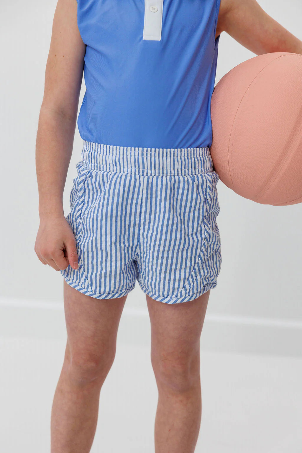 courtside kids - girls seersucker stripe tennis short - 3/4 - Sweet E's ...