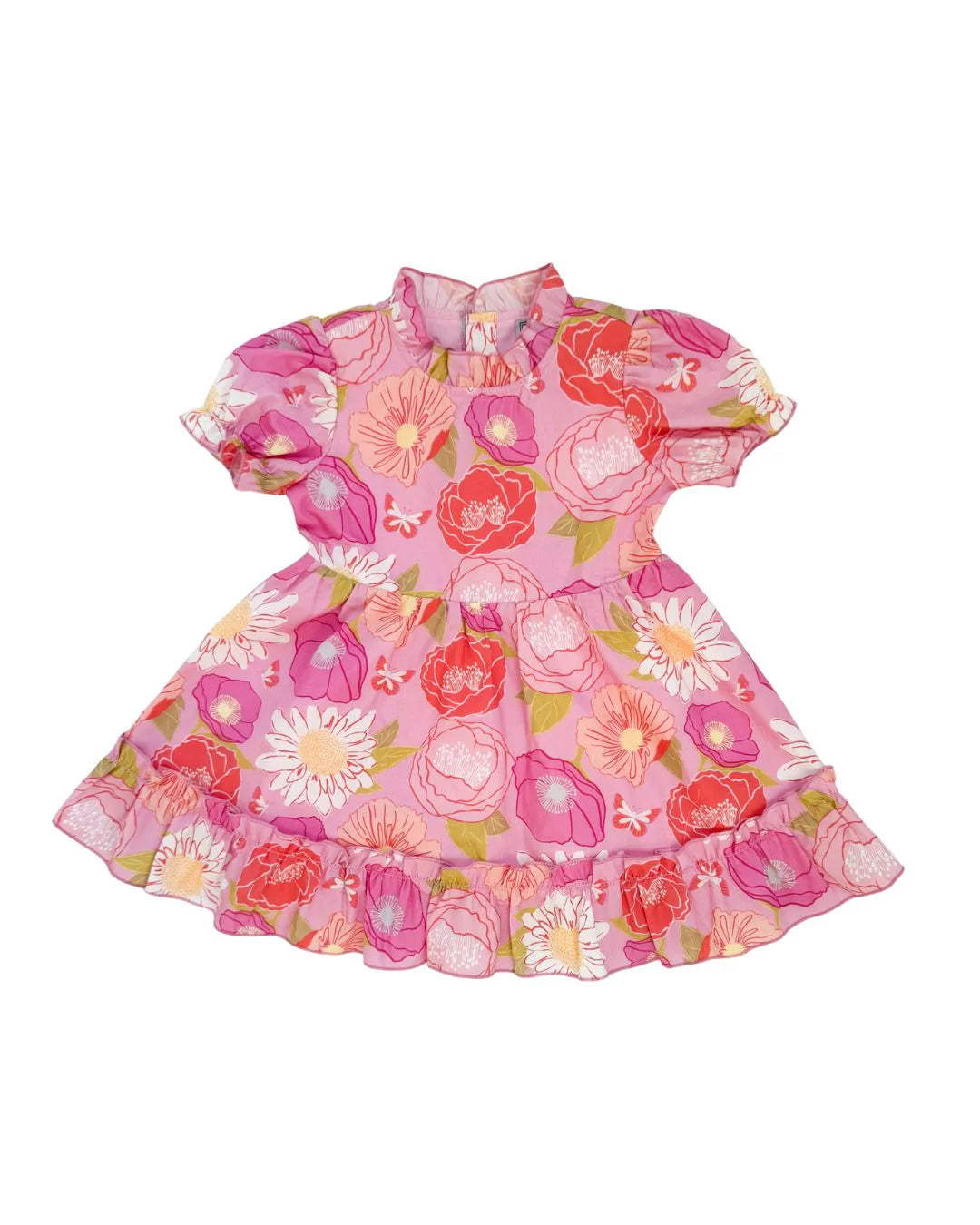 Hollis Baker - Purple Floral Collins Dress - Sweet E's Children's Boutique