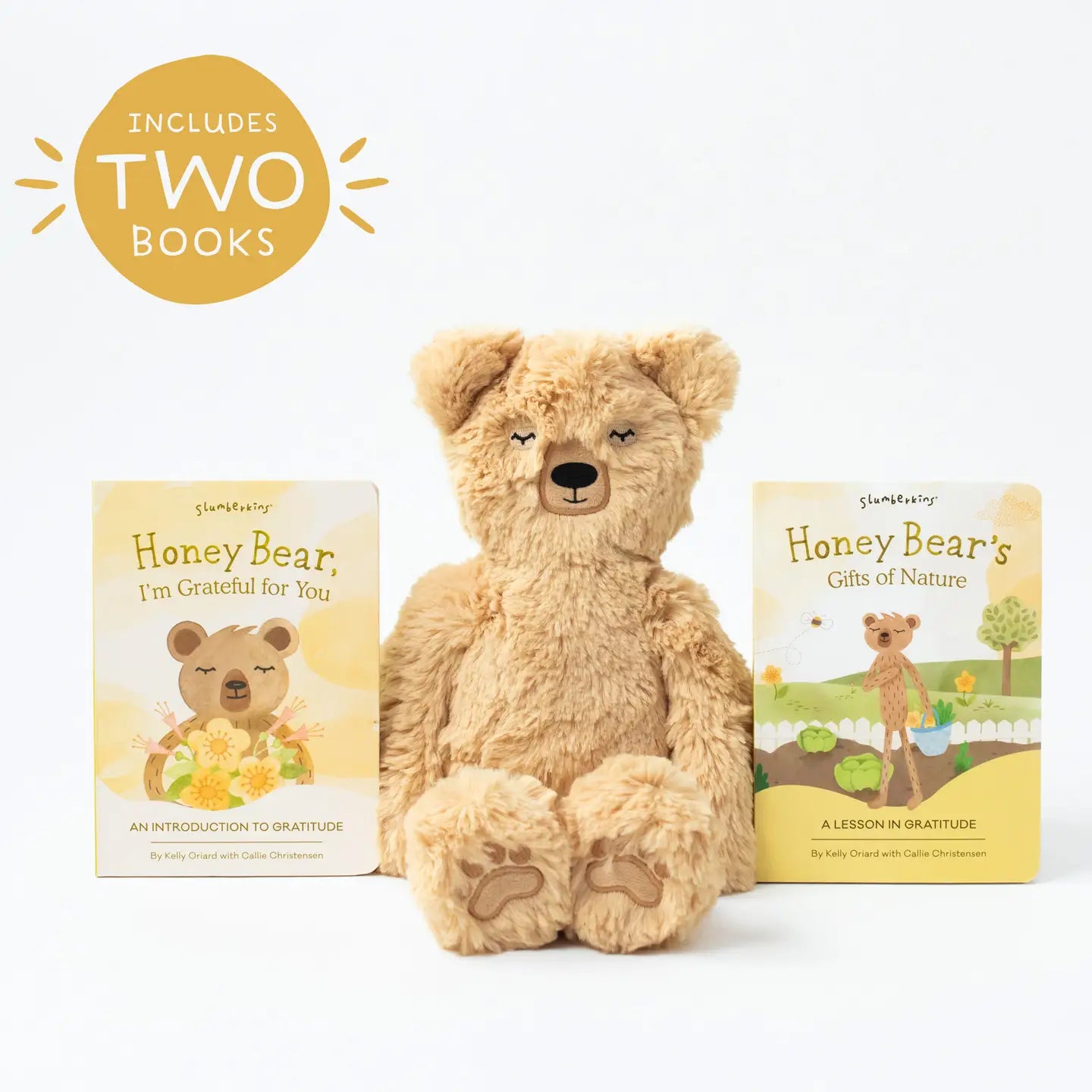 Honey Bear's Gratitude Plush Set - with 2 Books! - Sweet E's Children's ...