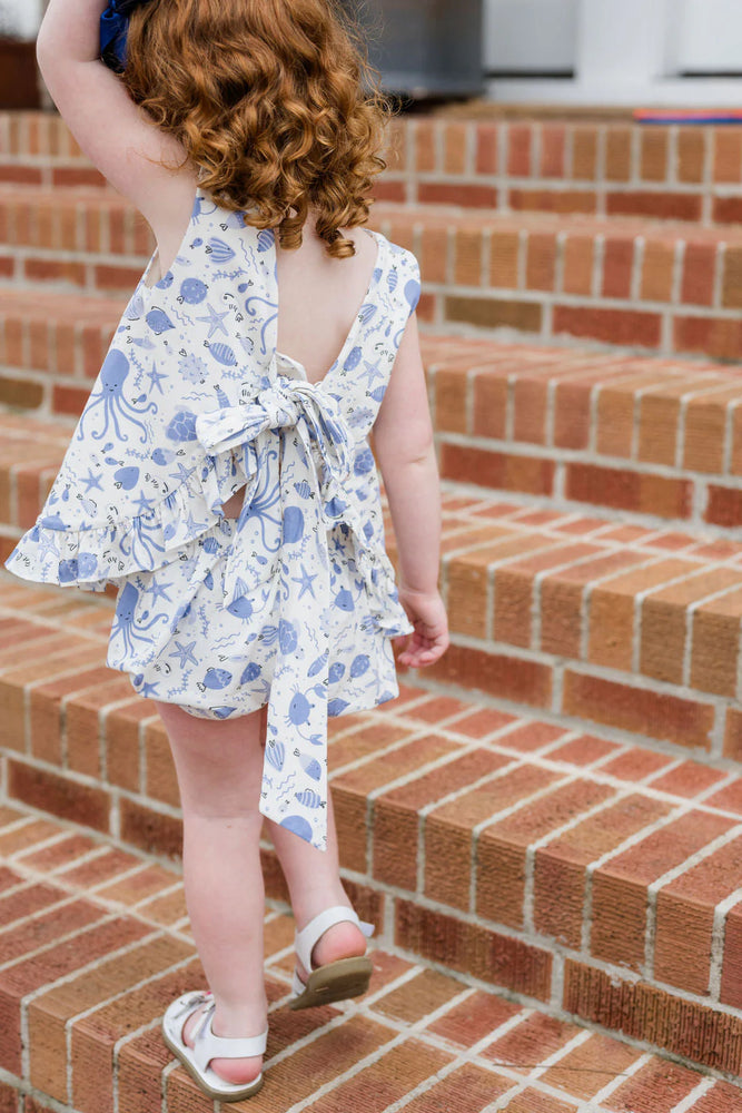 James & Lottie - Under the Sea Mae Knit Bloomer/Banded Short Set - Sweet E's Children's Boutique