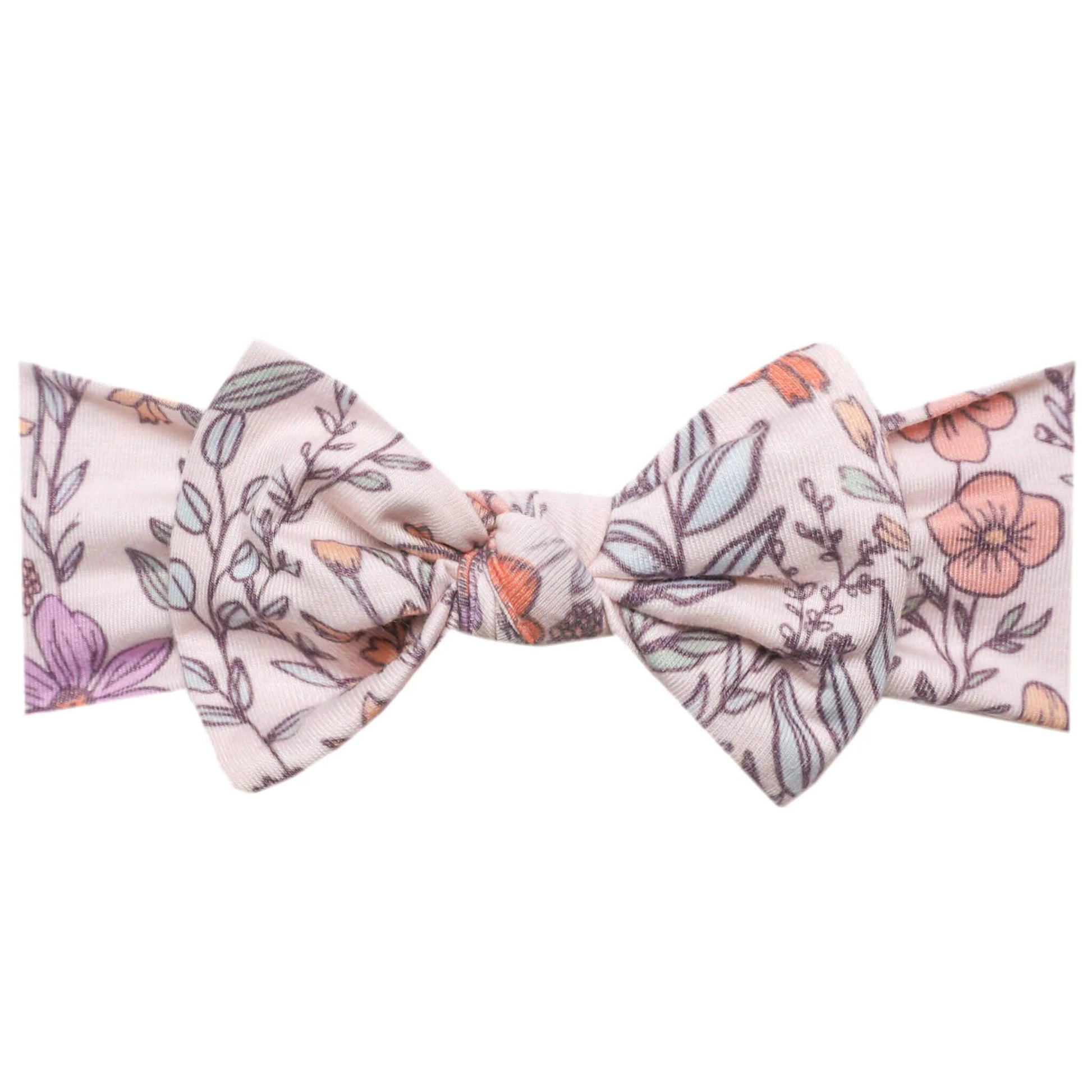 Flora Knit Headband Bow - Sweet E's Children's Boutique