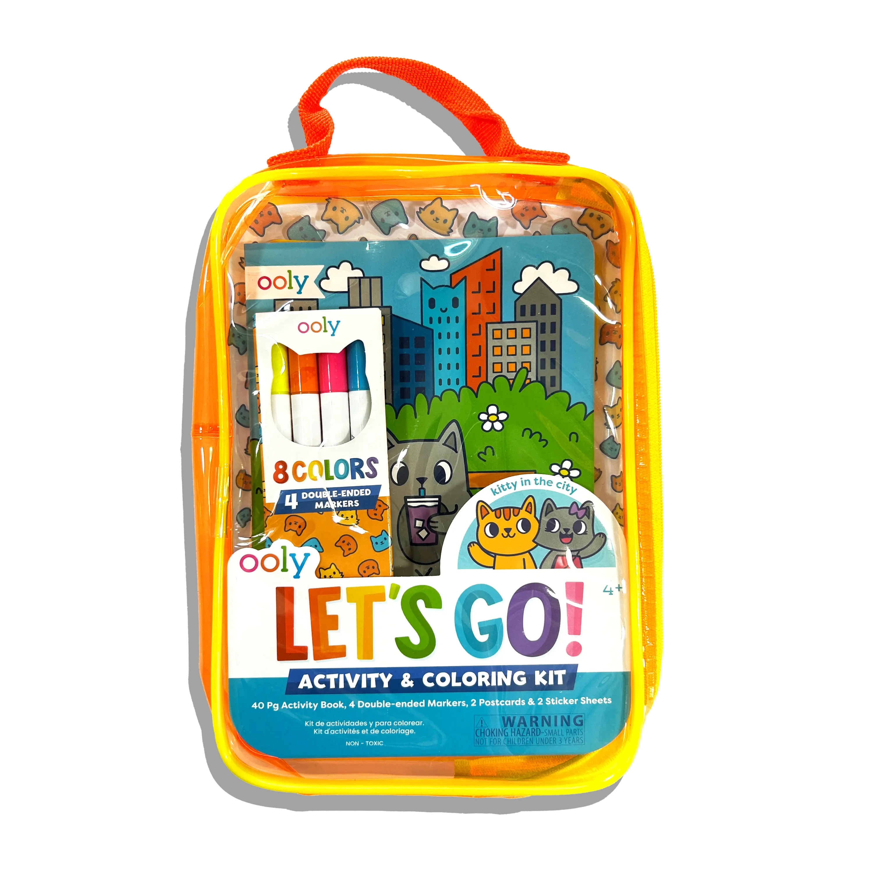 Let's Go! Activity & Coloring Kit - Kitty in the City - Sweet E's ...