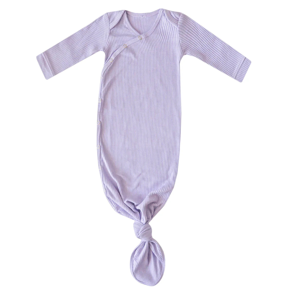 Copper Pearl - Newborn Knotted Gown - Periwinkle Rib - Sweet E's ...
