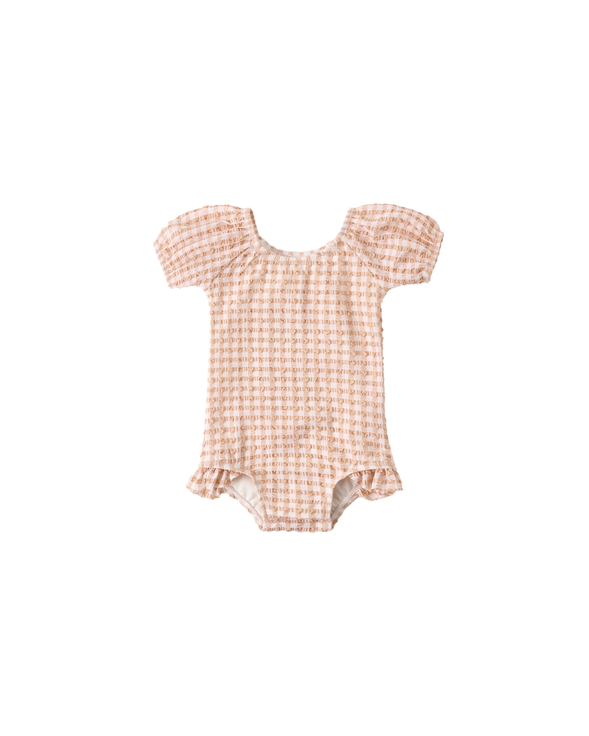 Melon Check Catalina One Piece - Sweet E's Children's Boutique